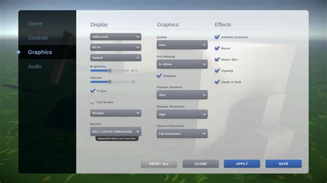 Unified Settings And Game Options Ui