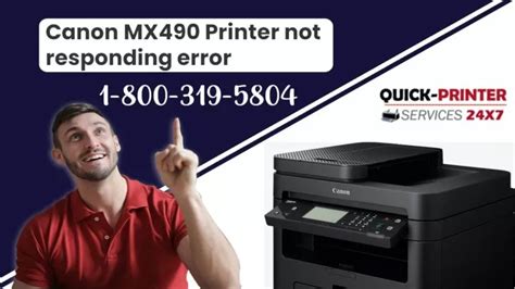 Ppt Canon Printer Troubleshooting 1 800 319 5804 Canon Mx490 Printer