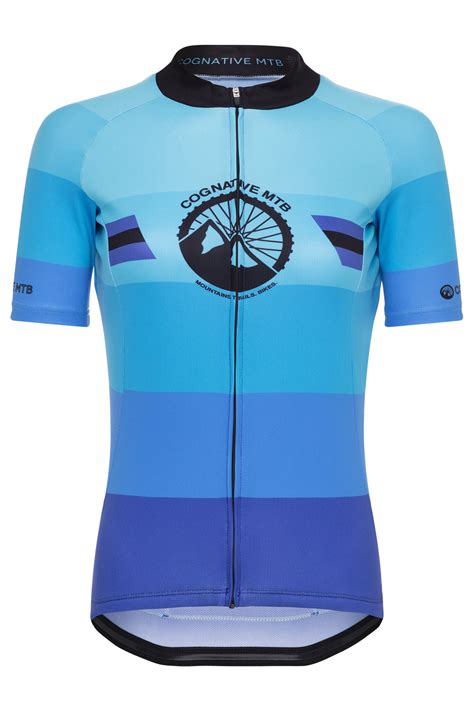 Womens Cycling Jersey Womens Bike Jersey Teal Jersey Cognative Mtb®