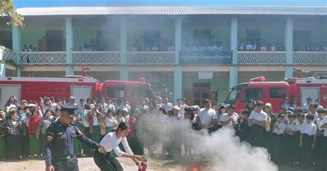 Myanmarnationalpost အ ထ က ၁ ဇလွန်တွင် မီးဘေးလုံခြုံရေး အသိပညာပေးဟောပ