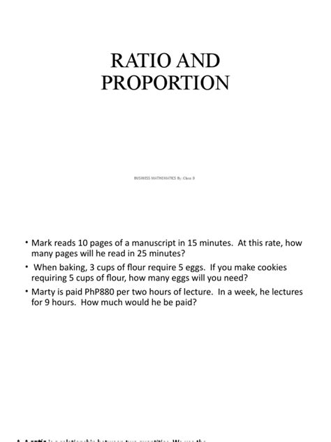Ratio And Proportion Problems Pdf Ratio Quantity