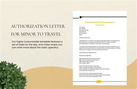 What Is A Travel Authorization Letter