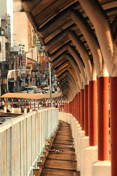 View Of A Modern Pedestrian Passageway In An Elevated Tunnel · Free