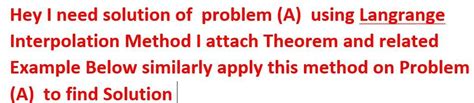Solved Hey I Need Solution Of Problem A Using Langrange
