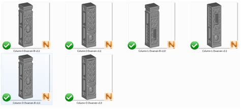 Dwarven Columns Printable Scenery