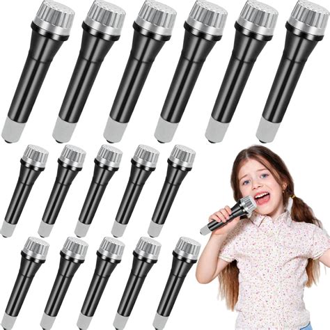 16 Pack Fake Toy Microphones Set Plastic Microphone Props