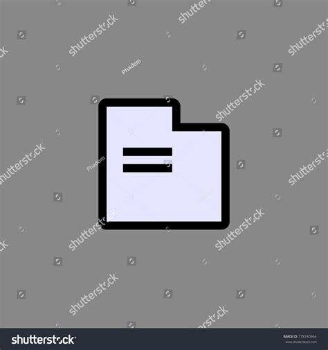 Retro Ui Text Folder Icon Stock Vector Royalty Free 778740964