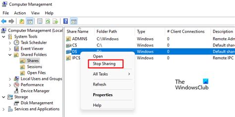 How To Stop Sharing A Folder In Windows 1110