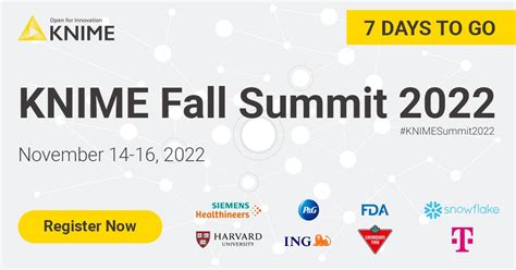 knime on linkedin knime fall summit 2022