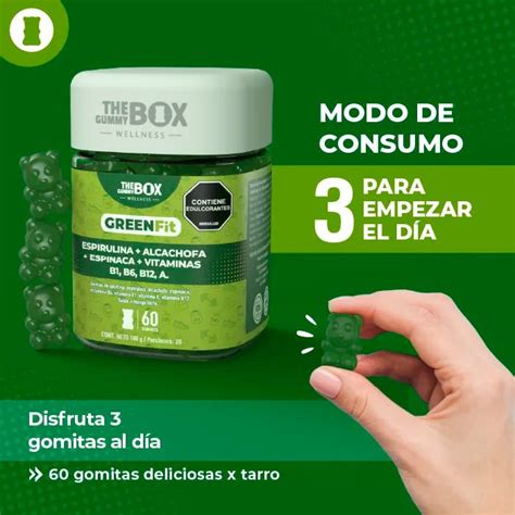 Gomitas De Espinaca Espirulina Y Alcachofa Thegummybox Colombia