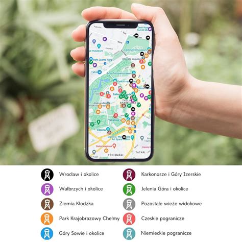 Wieże widokowe Dolnego Śląska wielka MAPA punktów widokowych