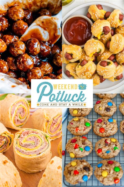 Crockpot Honey Garlic Bbq Meatballs Weekend Potluck 667 Sweet