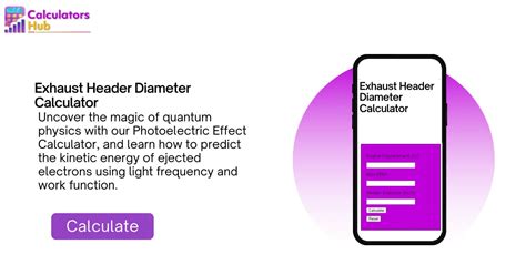 Exhaust Header Diameter Calculator Online