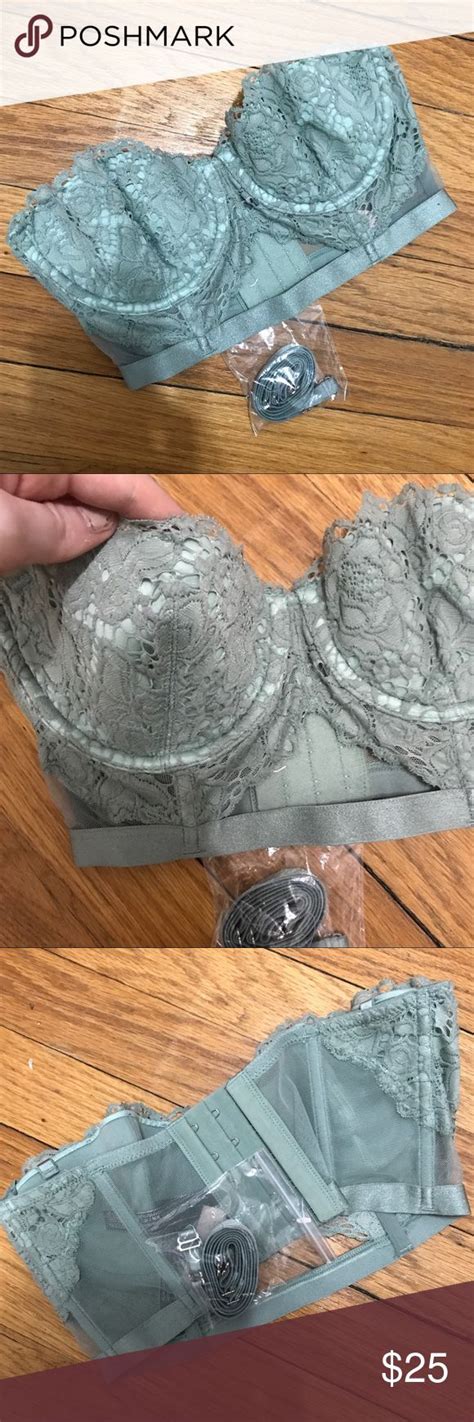 Vs Lace Longline Multiway Crop Bustier Bra