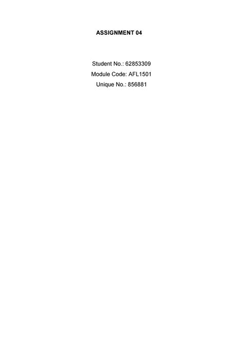 afl1501 assignment 4 warning tt undefined function 32 warning