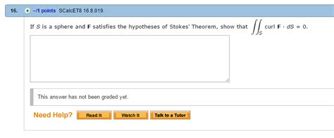 Solved If S Is A Sphere And F Satisfies The Hypotheses Of