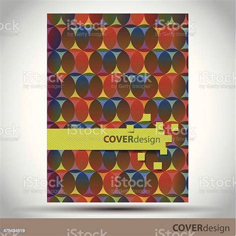 Vector Brochure Flyer Cover Design Template With Colorful Circles向量圖形及更