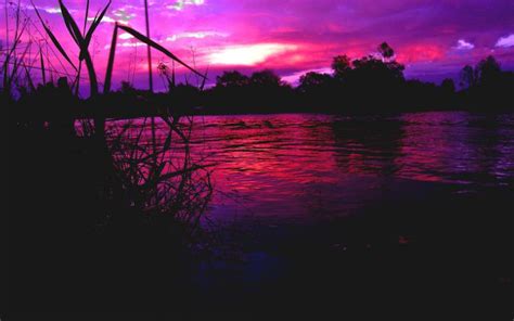 Hd Violet Sunset Wallpaper Download Free 98436