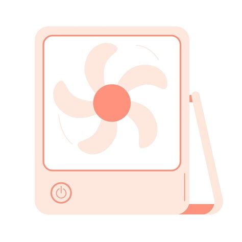 Premium Vector Cute Table Portable Electronic Fan