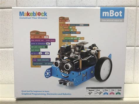 Mbot Makeblock Bluetooth Diy Arduino Educational Robot Kit Programming