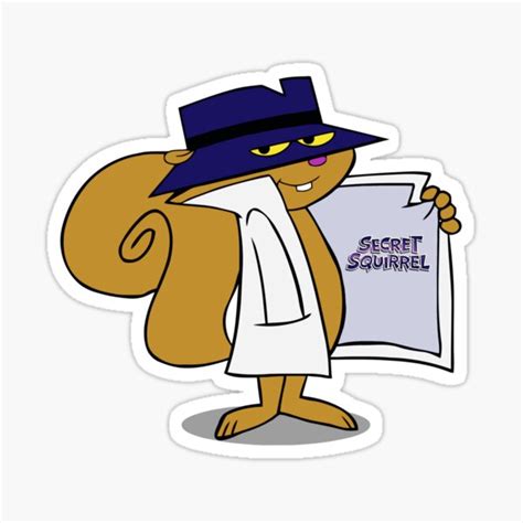 Secret Squirrel Stickers Redbubble