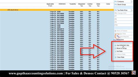 How To Validate Hsn Code In Tally Prime In Telugu Guptha Accounting