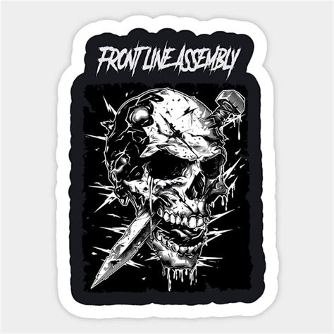 Front Line Assembly Merch Vtg Fan Art Front Line Assembly Merch Vtg Fan Art Sticker Teepublic