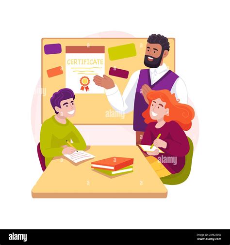 Accredited Curriculum Program Isolated Cartoon Vector Illustration Stock Vector Image And Art Alamy