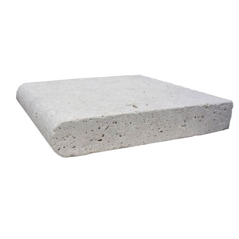Premium Select 12x12 Ivory Tumbled Travertine Pool Coping 2