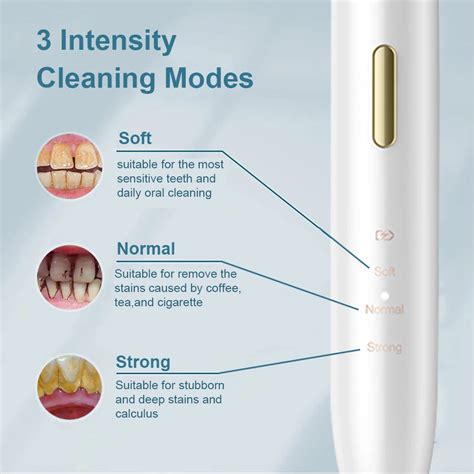 Ultrasonic Dental Scaler Teeth Tartar Eliminator Dental Plaque Calculus Remover Dental Scaling