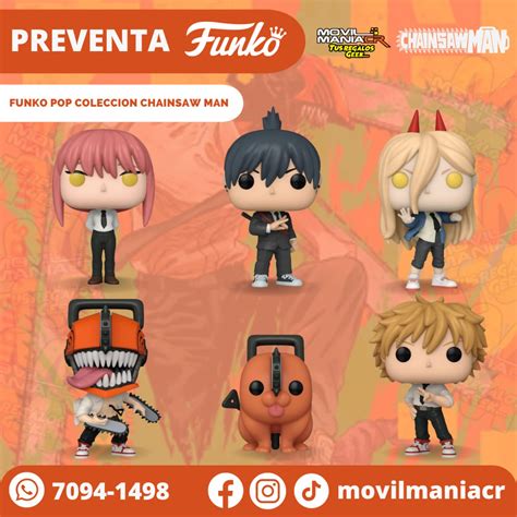Preventa Colección Funko Pop Chainsaw Man