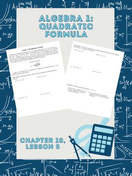 Quadratic Formula Guided Notes Independent Practice By Algebro World