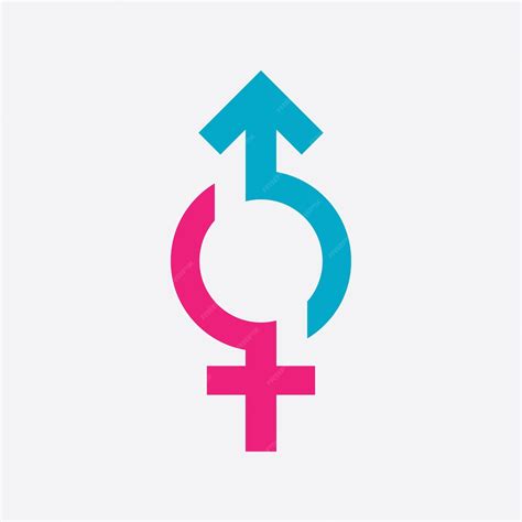 Logotipo De Símbolo De Género De Sexo E Igualdad De Hombres Y Mujeres