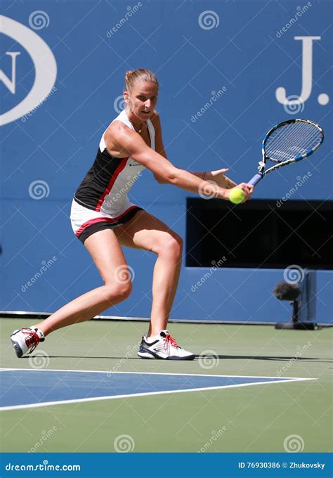 Joueur De Tennis Professionnel Karolina Pliskova De République Tchèque
