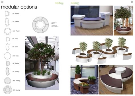 Terraces 1 Modular Curved Planter And Seating System Livingreen Design Esi External Works