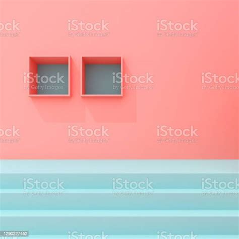 최소한의 건축 계단이있는 추상적 인 건물의 3d 그림 0명에 대한 스톡 사진 및 기타 이미지 0명 3차원 형태 개념
