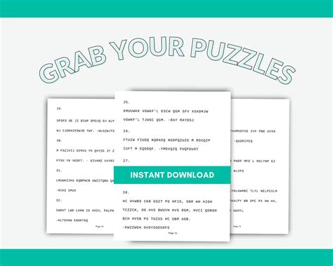 500 Printable Cryptogram Puzzle With Answers Cryptoquote Printable