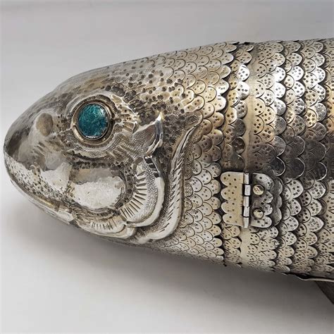 Antique Silver Fish Waxantiques
