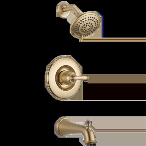 Tubshower Trim 1l 14s Recertified In Champagne Bronze T14494 Cz R