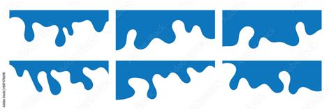 Divider Shape For Website Set Abstract Design Elements For Web Page Vector Banner Header And