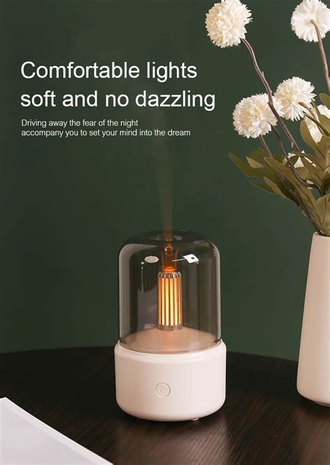 Mini Difusor De Aroma KINSCOTER Humidificador De Aire USB Luz Nocturna Marketmex