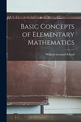 Basic Concepts Elementary Mathematics Books Abebooks