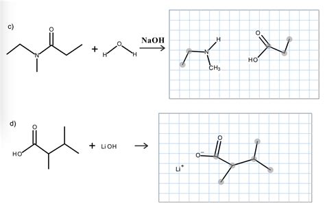 Solved Draw All The Products Formed In The Following