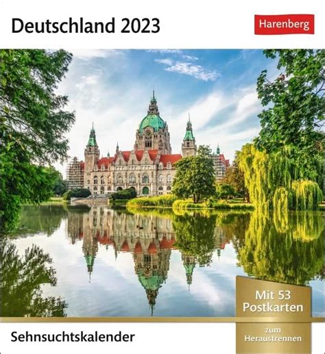 Sehnsuchtskalender Deutschland Kalender 2023 Harenberg Verlag