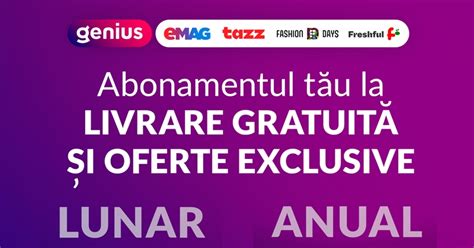 eMAG introduce abonamentul lunar Genius cu aceleași beneficii de