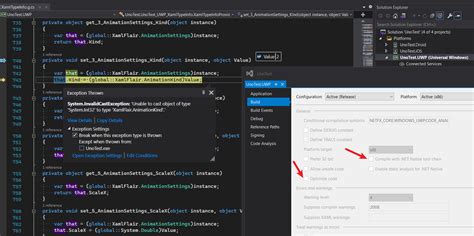 Uwp Crash On Release Mode Debug Environment Works Fine · Issue 7254