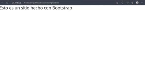 Haciendo Un Sitio Con Bootstrap Linux