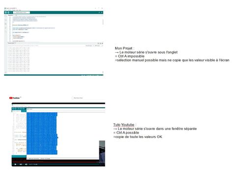 Problème Copier Coller Moniteur Série Français Arduino Forum