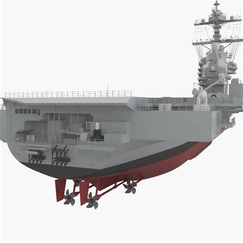 Gerald R Ford Class Aircraft Carrier 3d Model Turbosquid 1958644