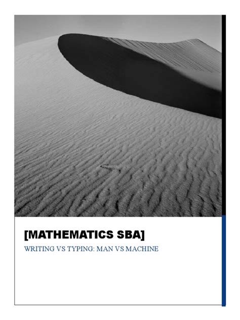 Mathematics Sba Pdf